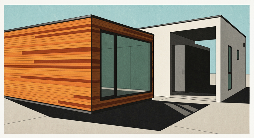 Luxury ADU Design with Cedar and Metal