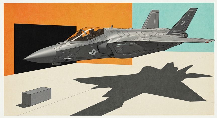 F-35 Fighter Jet Blueprint Analysis