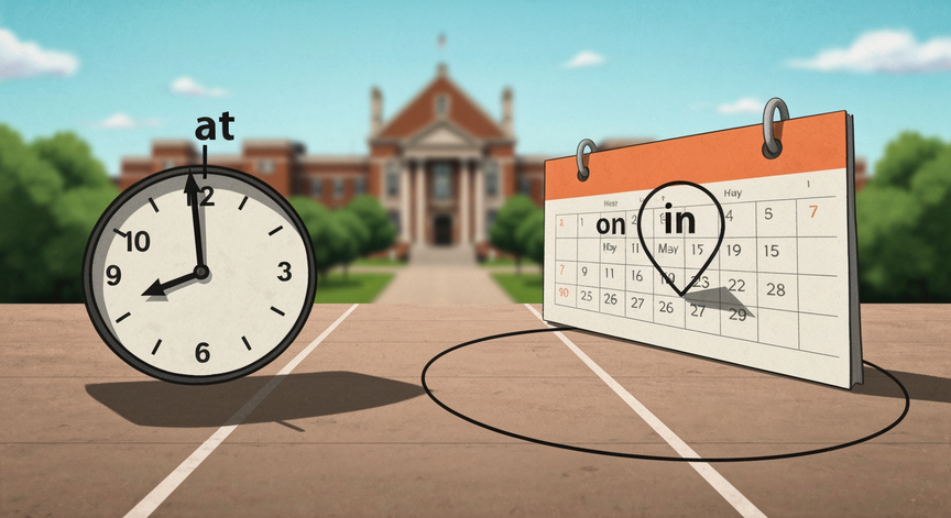 Mastering English Prepositions In On At