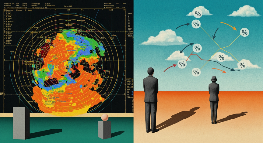 Percentages in Aviation Weather Analysis