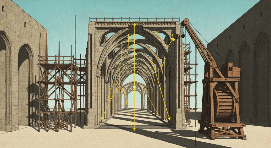 Engineering the Infinite: The Science of Gothic Cathedrals