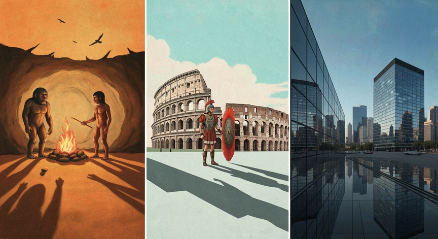 Humanity's Ascent from Ancient Rivals to Global Empires